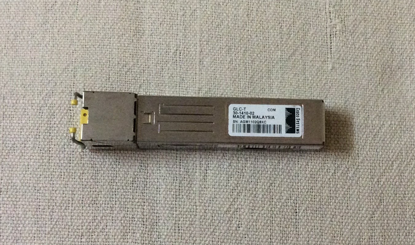 Cisco 381505-001 GLC-T= SFP 10 100 1000 Base T