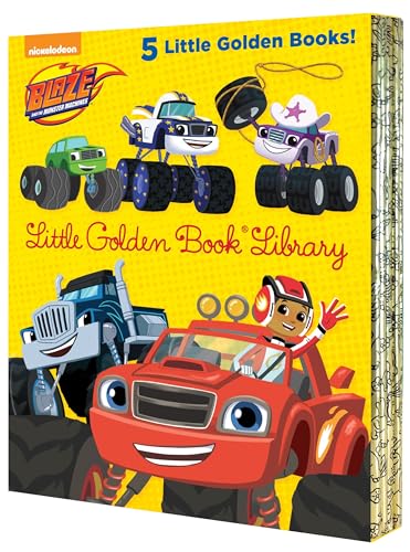 Blaze and the Monster Machines Little Golden Book Library -- 5 Little Golden Books: Five of Nickeoldeon's Blaze and the Monster Machines Little Golden Books