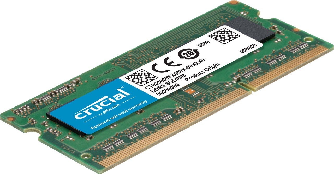 Crucial 32GB Kit (16GBx2) DDR3/DDR3L 1600 MT/s (PC3L-12800) Unbuffered SODIMM 204-Pin Memory - CT2KIT204864BF160B