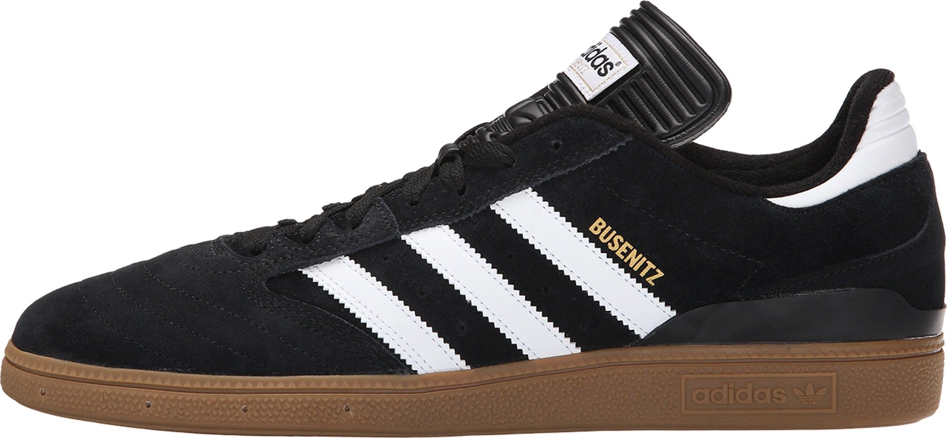 adidas mens Busenitz Sneakers , Core Black, Ftwr White, Gold Met., 9.5 US