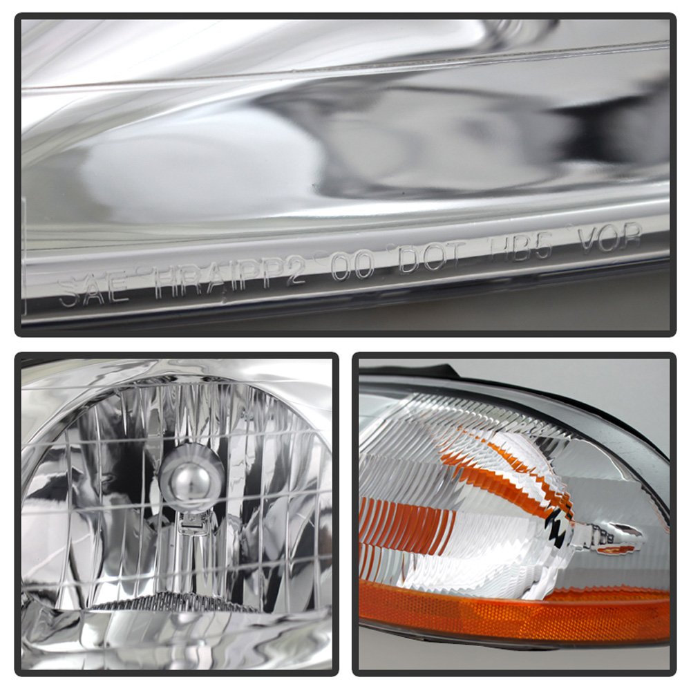 ACANII - For 1999-2003 Ford Windstar Replacement Headlights Headlamps 99-03 Pair Driver + Passenger Side