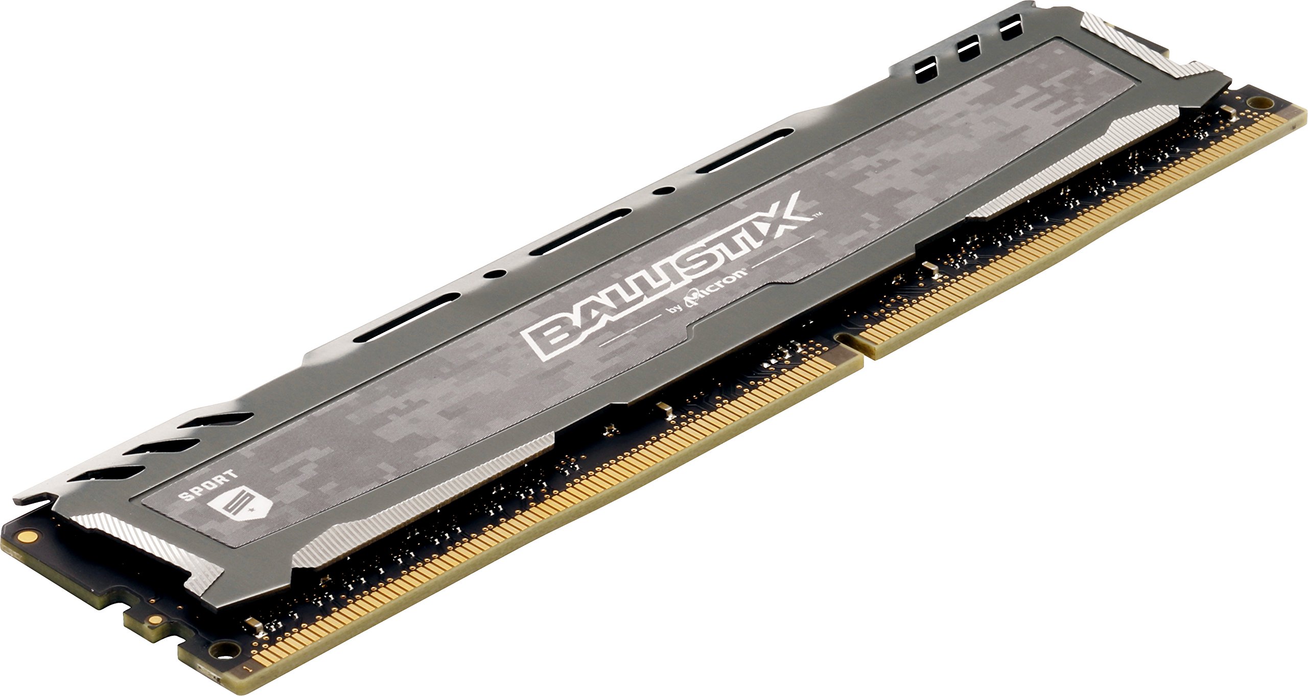Crucial Ballistix Sport LT 2400 MHz DDR4 DRAM Desktop Gaming Memory Kit 16GB (8GBx2) CL16 BLS2K8G4D240FSC (White)