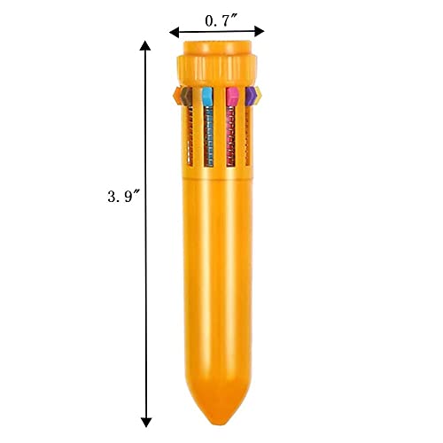 Kaptin 24 Pack Multicolor Ballpoint Pen Mini Shuttle Pens mini pens, Retractable Ballpoint Pens Multicolor Pens kids pens Office School Supplies for Students Children