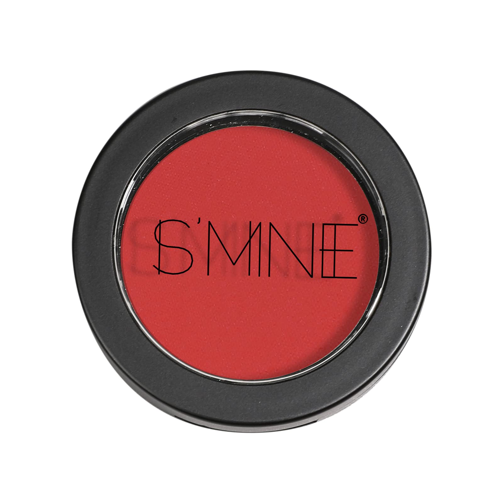 IS'MINE Single Eyeshadow Powder Palette, Matte Red, High Pigment, Longwear Eye Makeup for Day & Night
