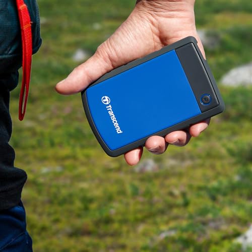 Transcend 4TB USB 3.1 Gen 1 StoreJet 25H3B SJ25H3B Rugged External Hard Drive TS4TSJ25H3B Blue