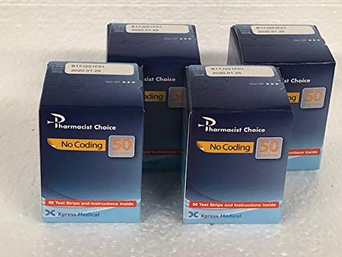 Clever Choice Pharmacist Choice Voice 200 Test Strips 4x50