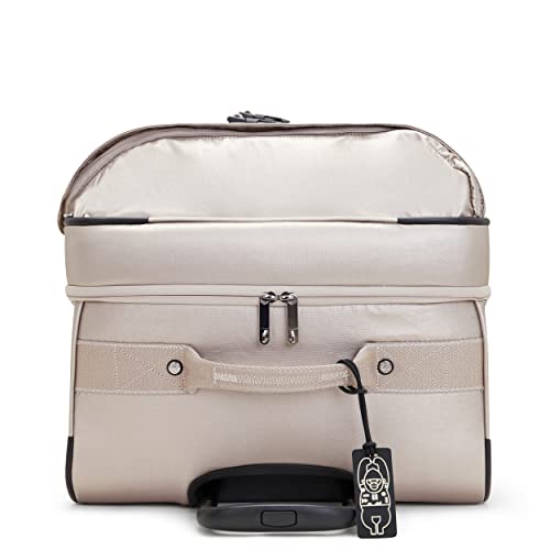 Kipling Women's Spontaneous 31-Inch Softside Spinner Wheel Luggage, Integrated TSA Accepted Lock, Metallic Glow, One Size