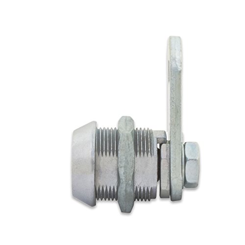 FJM Security 8418B-KD European High Security Cam Lock with 5/8β Cylinder and Chrome Finish, Keyed Different