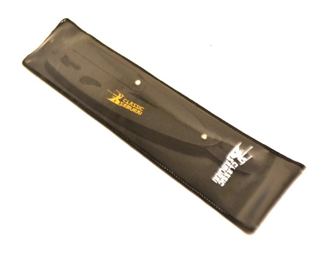Classic Samurai CS-102 Stainless Steel Professional Barber Straight Edge Shavette Cut Throat Razor (Matte Black + 100 Lord Blades)