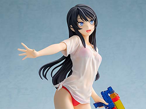 Chara-Ani Rascal Does Not Dream of Bunny Girl Senpai: Mai Sakurajima (Water Gun Date Ver.) 1:7 Scale PVC Figure
