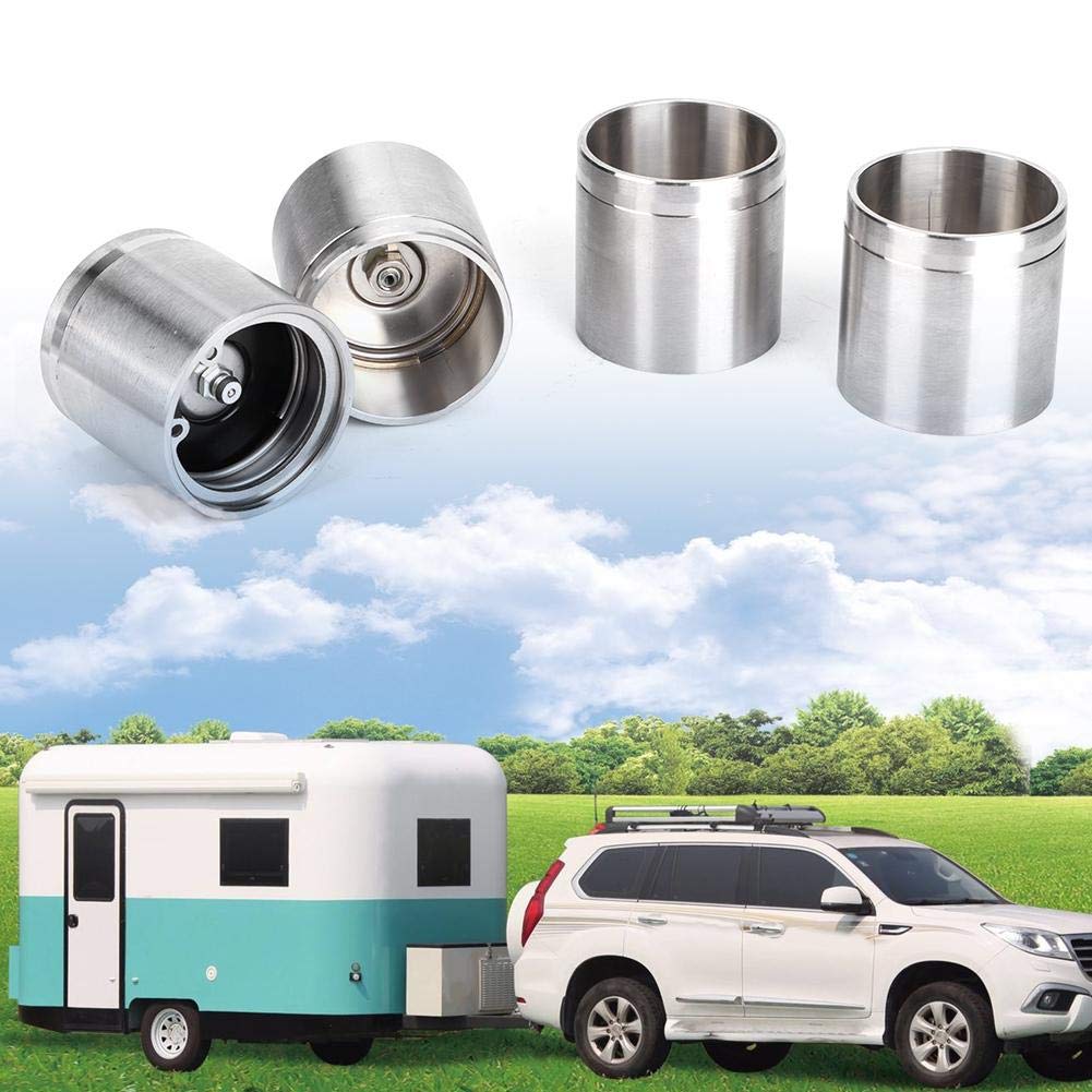 4pcs 2.441in Stainless Steel Trailer Bearing with Protective Buddy Bra Accessory, Automatic Check Function