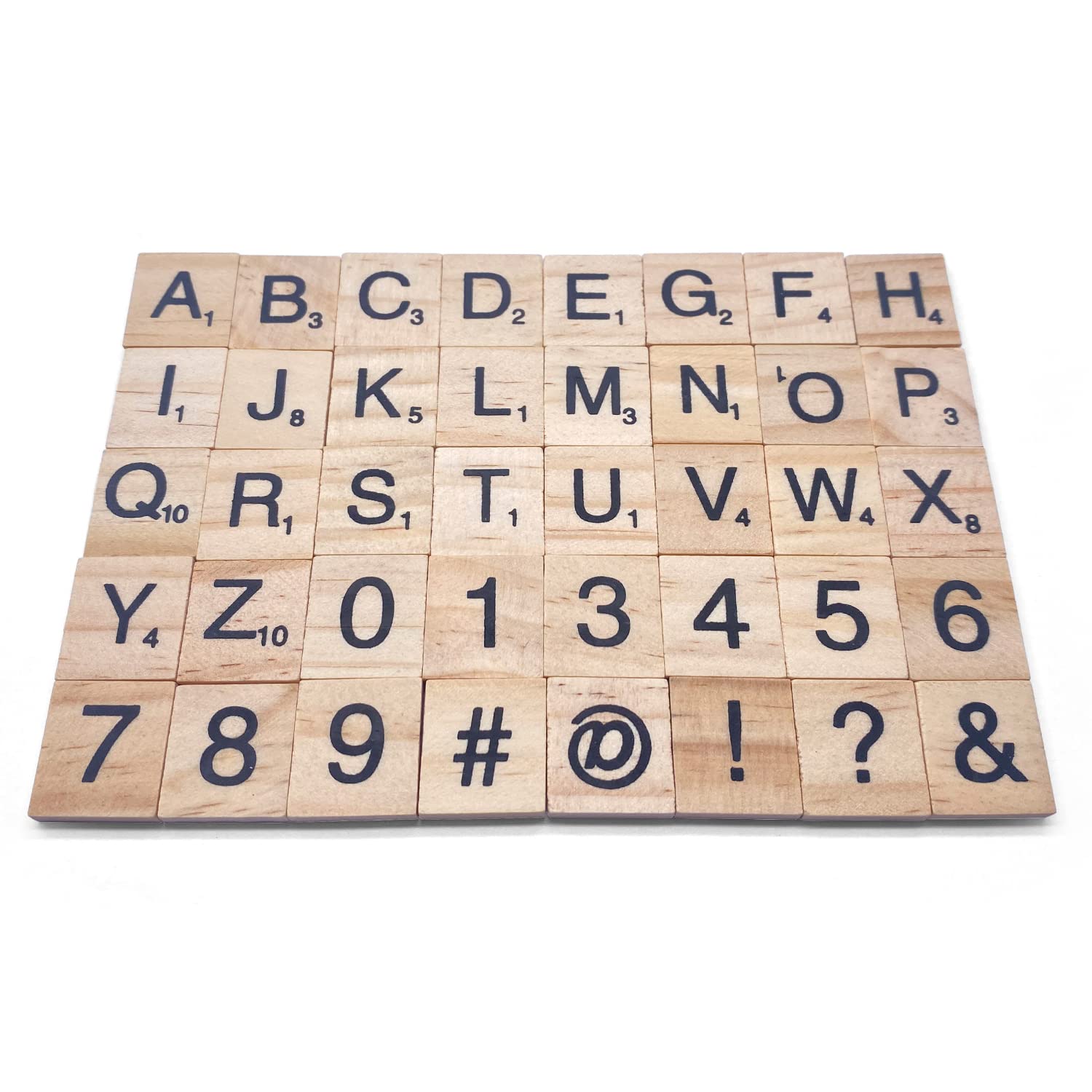 400PCS Wooden Scrabble Tiles, Scrabble Letters for Crafts, Making Alphabet Coasters and Scrabble Crossword Game.