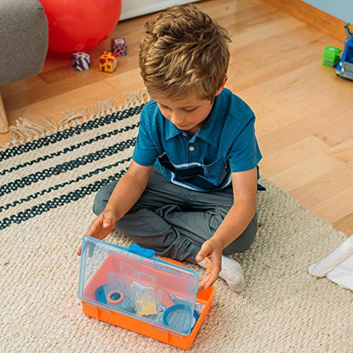 Blippi Detective Roleplay Set - Carry Case, Camera, Personalized Yellow Badge, Magnifying Glass, Activity Sheets for Ultimate Toddler and Young Child Mystery Adventure - Exclusive Content Included