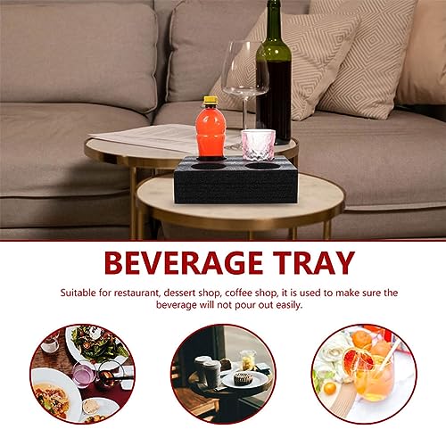 5pcs Knitted Cotton Cup Holder Beverage Carrier to go Coffee Holder Cup Holders for Drinks Drink Holder Cup Trays epe Foam Composite Pearl Cotton Takeaway Box re-usable