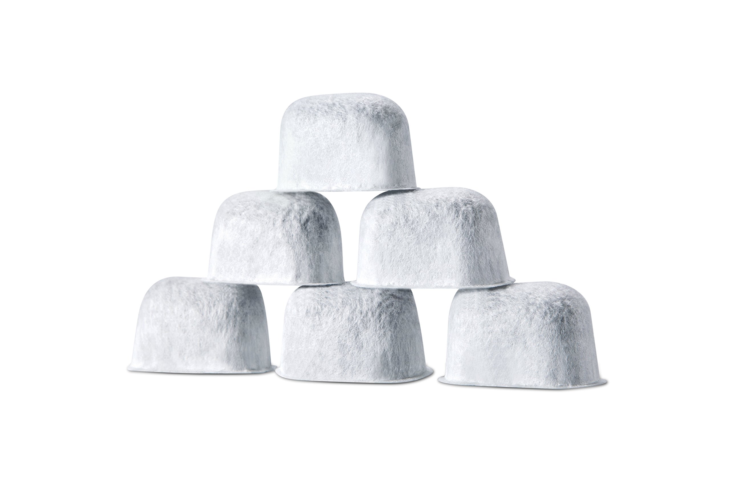 6-pack Replacement Charcoal Water filter Cartridges with Starter Kit Combo for Keurig single brewing system and some models of Breville by Geesta