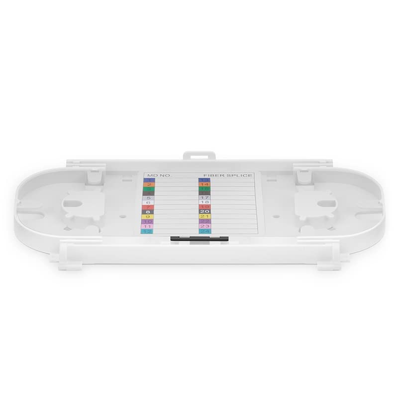 5er Link Technology 12 Strand Fiber Optic Fusion Splice Tray for Fiber Optic Cable Splices | for Fiber Optic Enclosure |