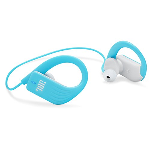 JBL ENDURANCE SPRINT - Wireless headphones, bluetooth sport earphones with microphone, Waterproof, up to 8 hours battery, quick charge, works with Android and Apple iOS (Teal)