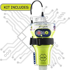 ACR GlobalFix V4 CAT II Manual Bracket EPIRB & Ditch Bag Kit (2355)