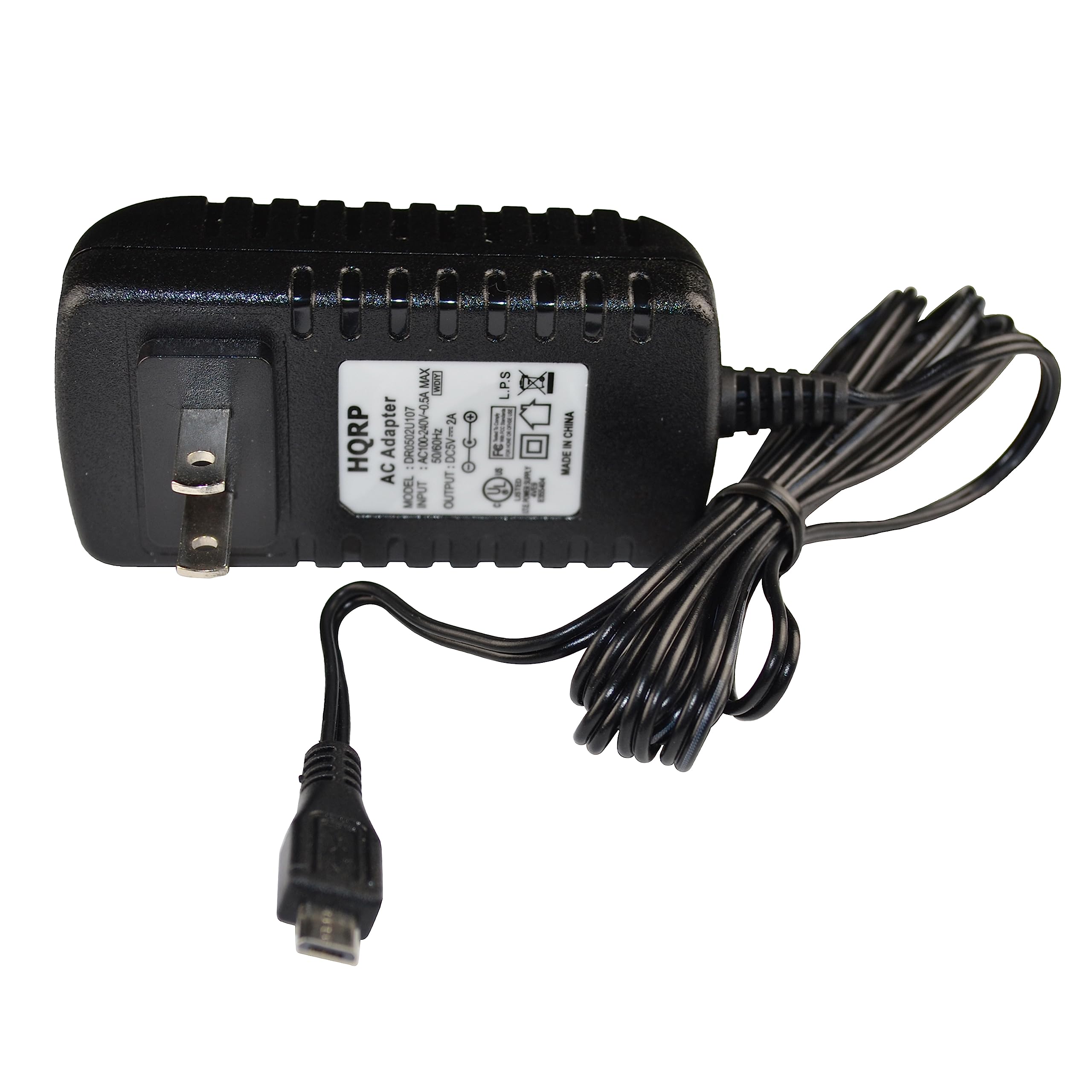 HQRP AC Adapter Compatible with Klipsch Groove, Klipsch Gig, DOSS Touch Bluetooth Speaker Power Supply Cord Adaptor Charger + Euro Plug Adapter