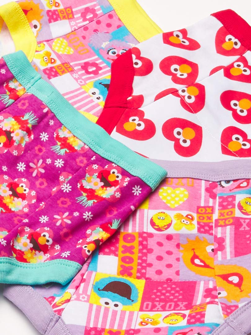 Sesame Street Unisex Baby With Elmo, Cookie Monster And Big Bird Includes Stickers Success Chart Sizes 18m, 2t, 3t, 4t Potty Training Pants Multipack, 10-pack Training Pant_b, 3T US