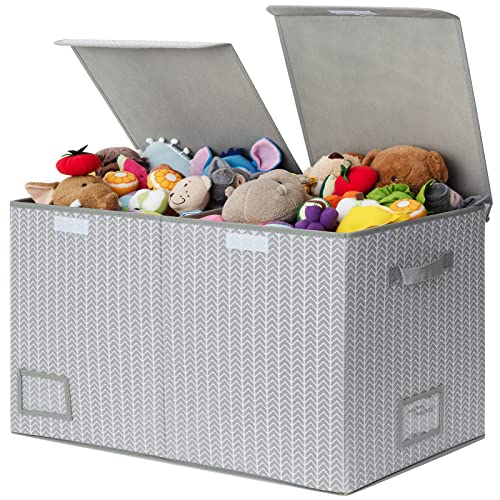 GRANNY SAYS Bundle of 1-Pack Extra Large Rectangle Storage Bins & 3-Pack Rectangle Storage Bins for Closet