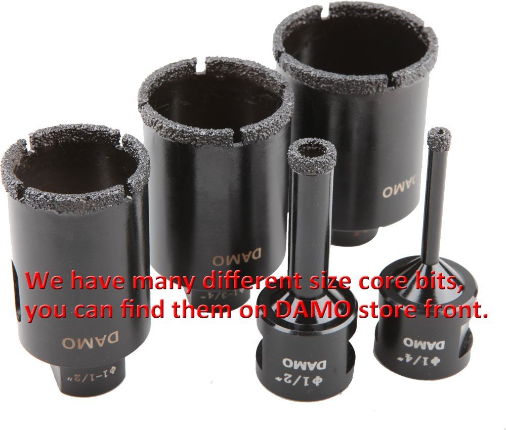DAMO 2 inch Dry Wet Diamond Core Drill Bit for Concrete Granite Marble Hole Saw