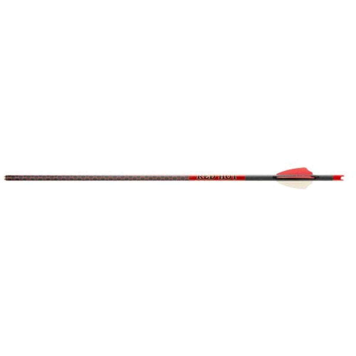 6-pk. Red Hot High Velocity Carbon Arrows