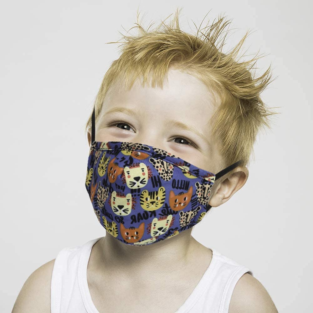 5Pcs Kids Reusable, Includes 10Pcs Filters