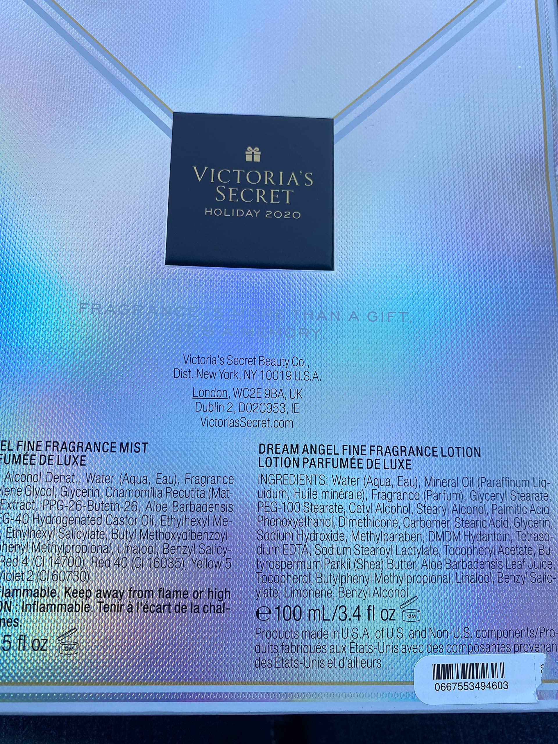 Victoria's Secret Dream Angel 2-Piece Gift Set (3.4 oz. Body Lotion + 2.5 oz. Body Mist)