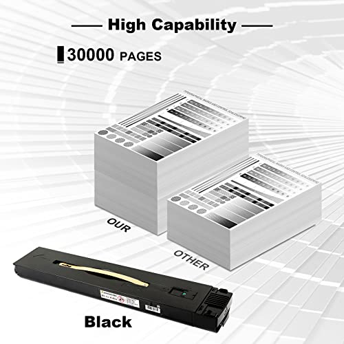 W-PRINT High Yield 006R01219 Compatible for Xerox DocuColor 240 242 250 252 260 WorkCentre 7775 7665 7655 7675 7755 7765 6R1219 Black Toner