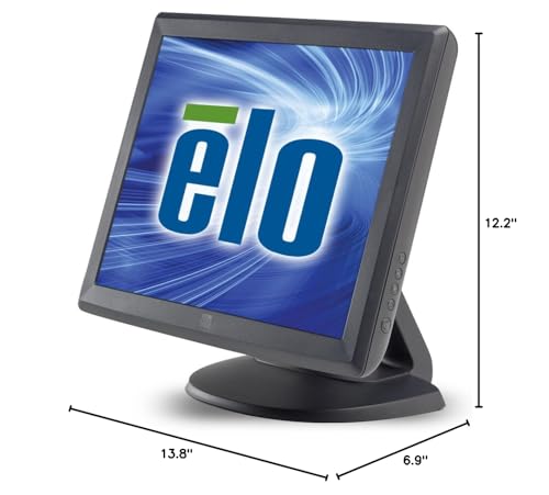 Elo 1000 Series 1515L Touch Screen Monitor - 15" - Surface Acoustic Wave - 1024 x 768-4:3 - Dark Gray