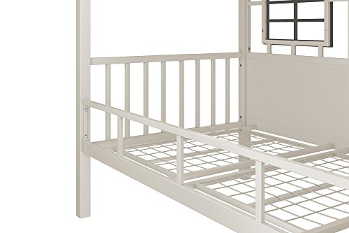Little Seeds Rowan Valley Forest Loft Bed, Grey/Taupe, Twin