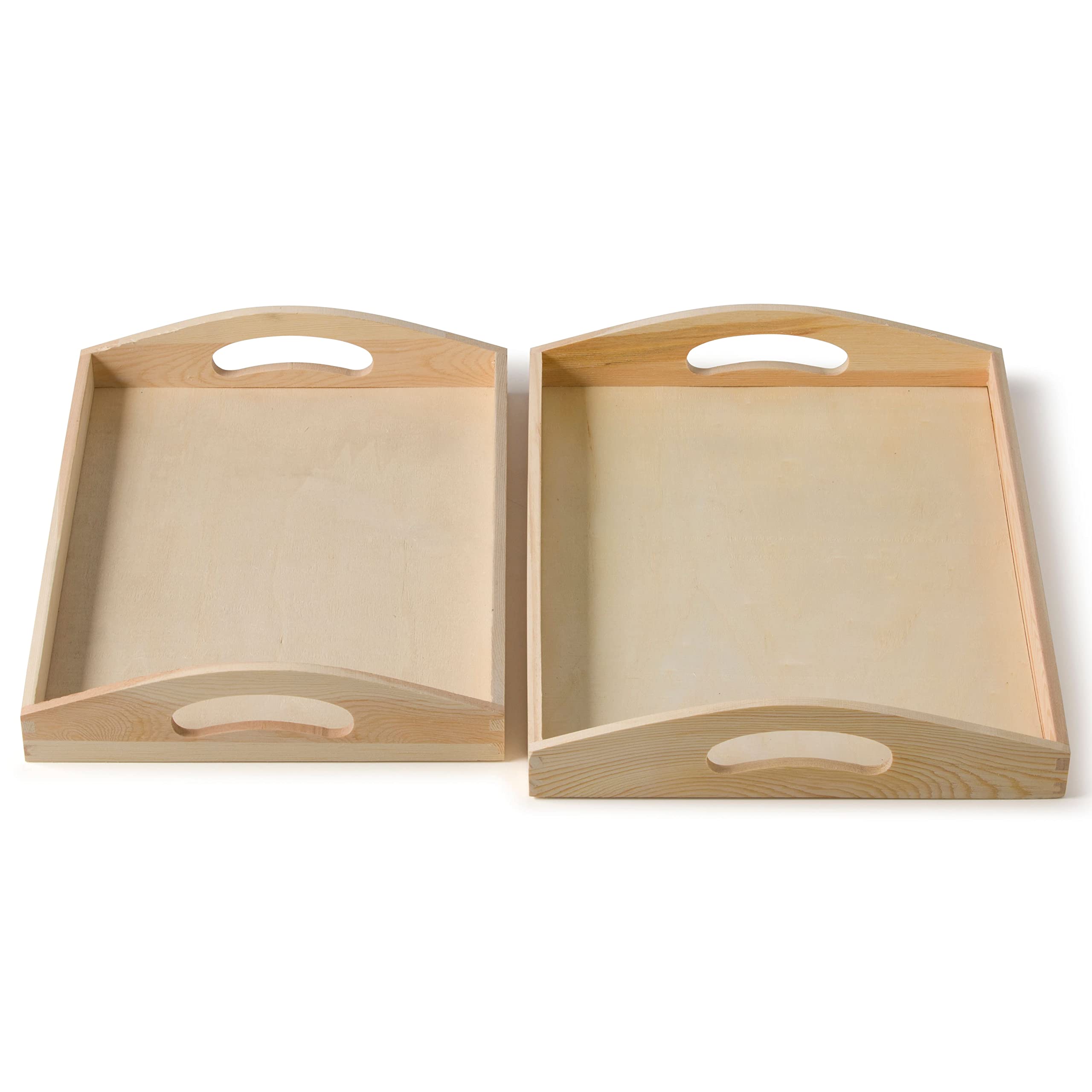 6 Pack: 13”; Wooden Tray by Make Market®