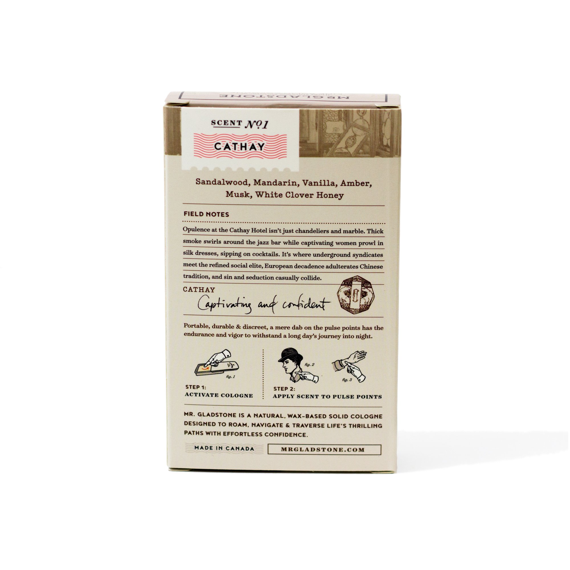 Mr. Gladstone Solid Cologne, Cathay