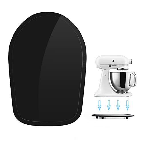 Acrylic Mixer Slider Compatible with Tilt Head Kitchen aid 4.5-5 Qt Tilt Head Stand Mixer - Kitchen Countertop Storage Mover Sliding Tray for Kitchen aid 4.5-5 Qt, Mixer Appliance Moving Caddy