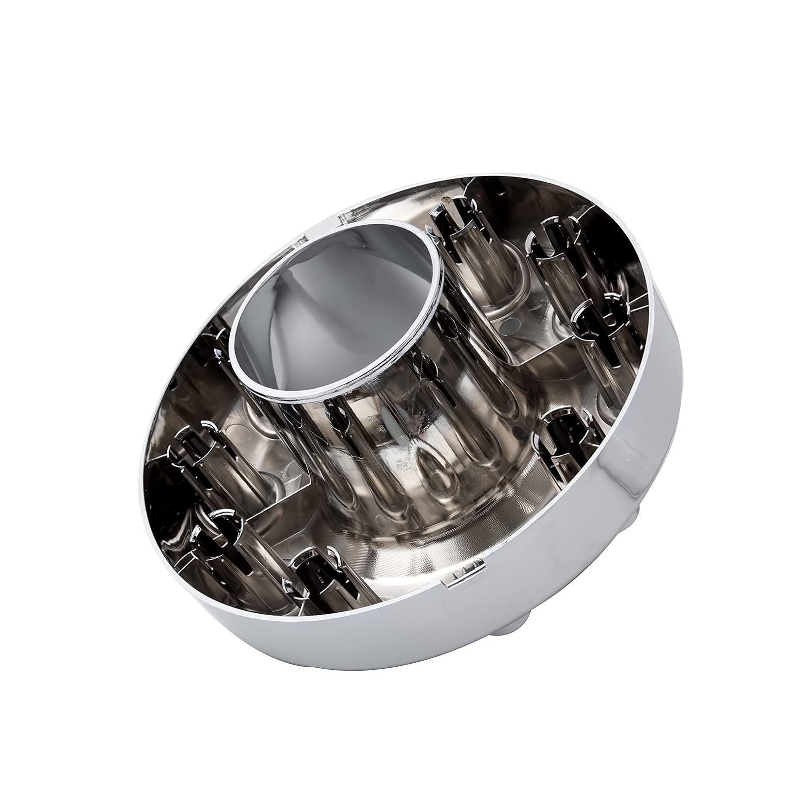 5C3Z1130NA Front 10 Lug Chrome Wheel Center Hub Cap Compatible with Ford F450 F550 Super Duty 2005β2017, 4WD Front Wheel Center Caps