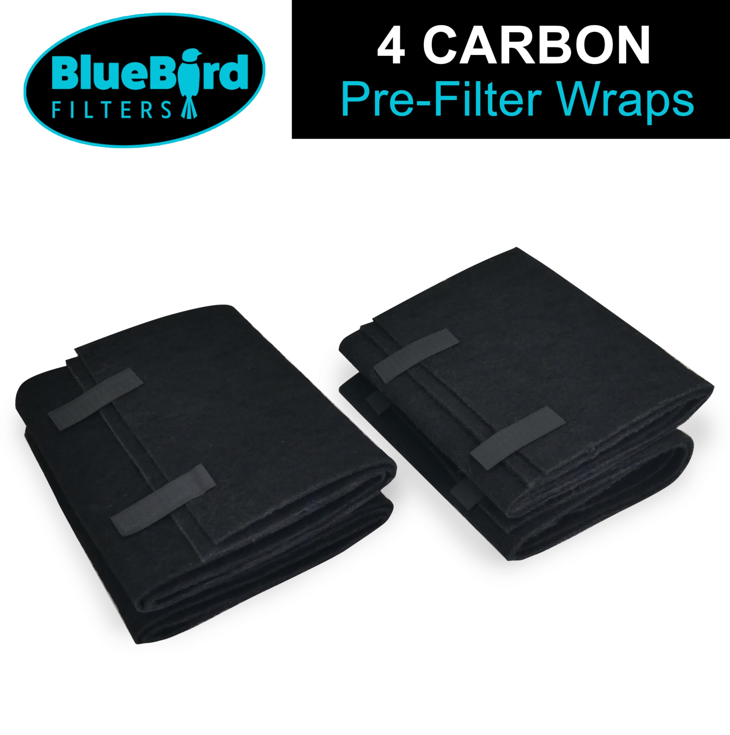 BlueBird Filters Replacement HEPA Filter & Carbon Pre Filter Kit For Honeywell 50250 50250-S OEM Part Number 24000 (1 HEPA + 4 Carbon Pre-Filter)