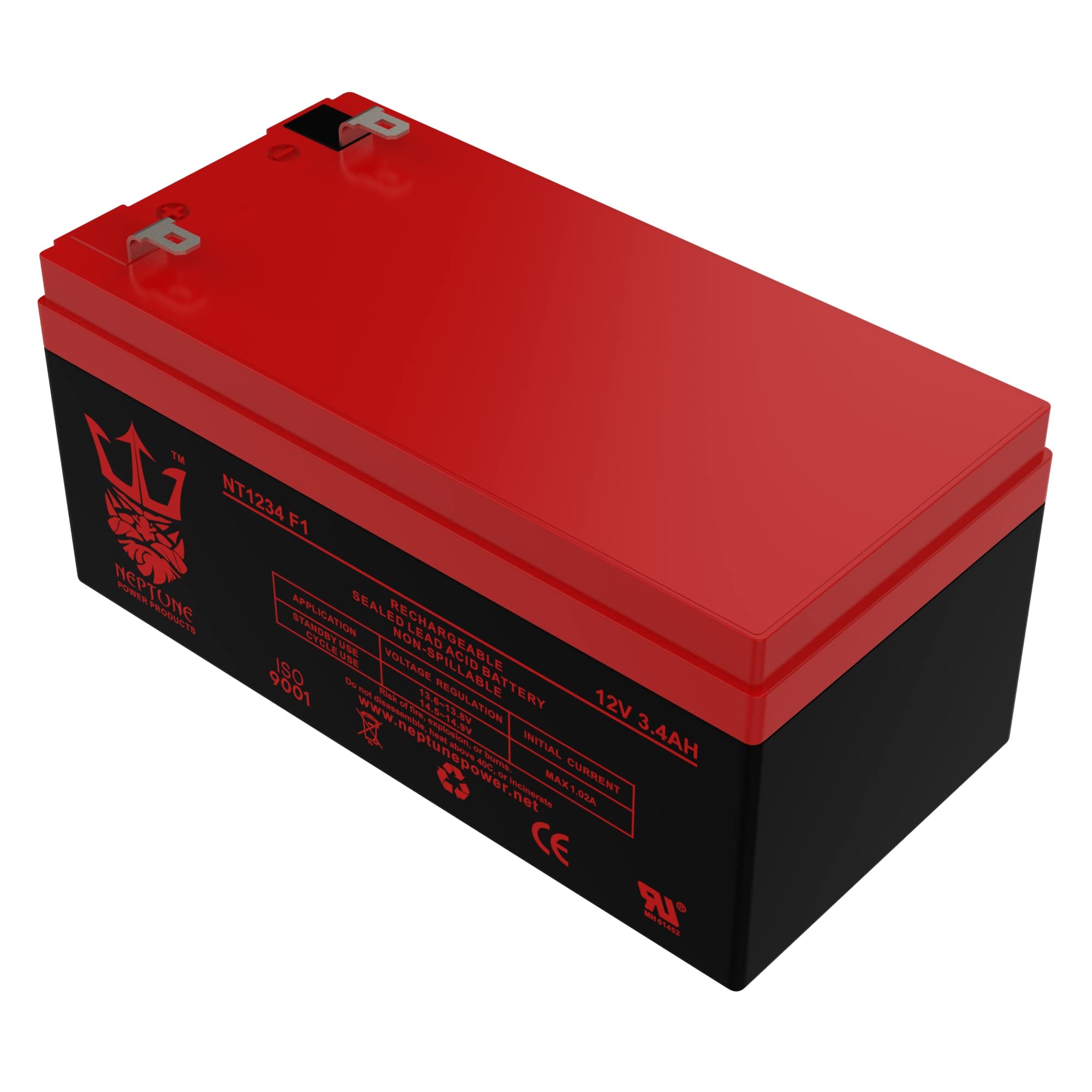 Neptune 12V 3.4Ah Replacement Battery for UB1234