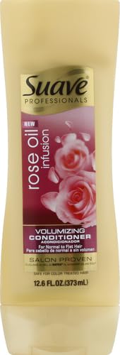 Suave Professionals Conditioner For Fine to Flat Hair Rose Oil Infusion Volumizing Conditioner 12.6 oz
