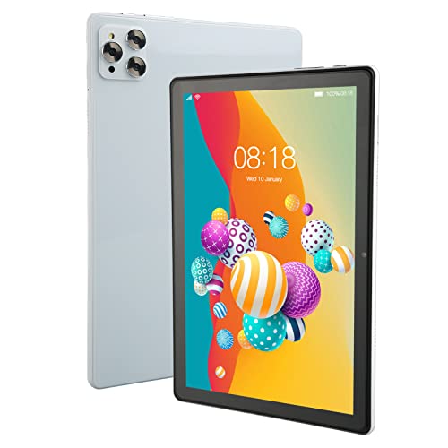 5G WiFi Tablet, 10 Inch HD Tablet IPS 8800mAh Battery 100240V 20MP Camera Music US Plug