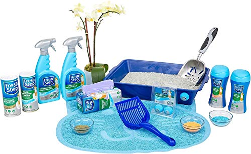 Fresh Step Drawstring Cat Litter Box Liners, Scented, Jumbo Size, 36" x 19" - 7 Count | Kitty Litter Bags, Cat Litter Liners for All Cats To Keep Your Home Clean