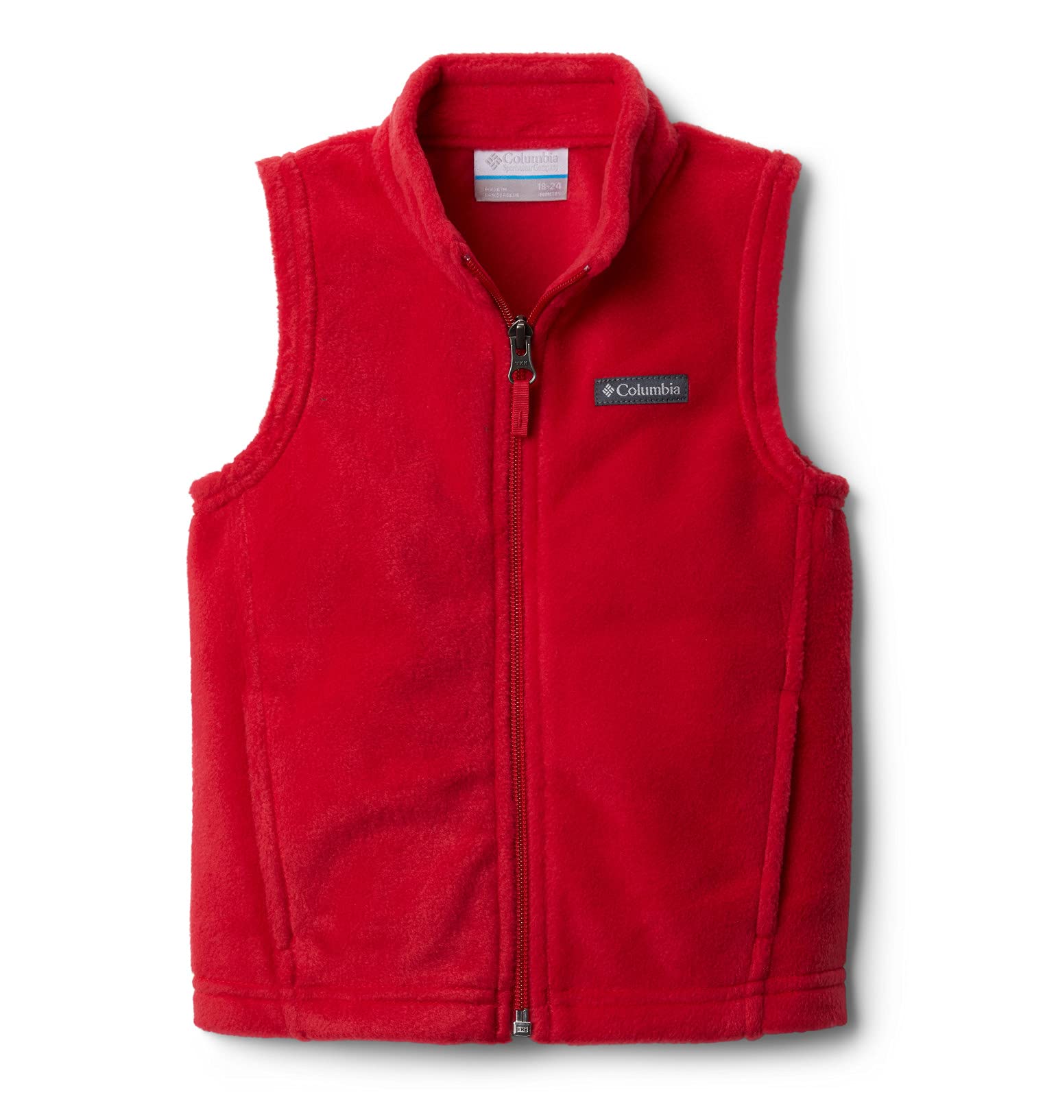 Columbia Baby Steens Mtn Fleece Vest, Mountain Red, 18/24