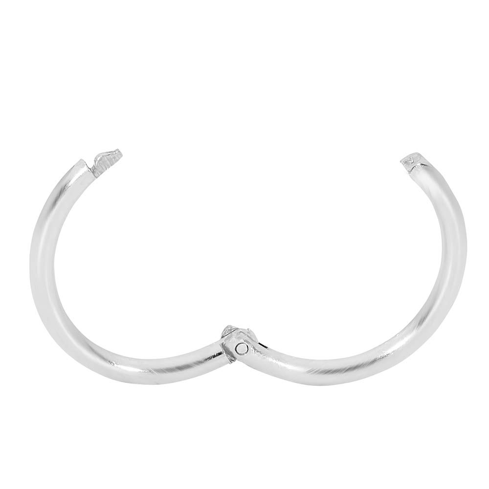 365 SLEEPERS Sterling Silver Hinged Unisex Sleeper Earrings Nose Hoop Segment Ring Hand Made In Australia Nickel Free Hypoallergenic 8mm - 18mm