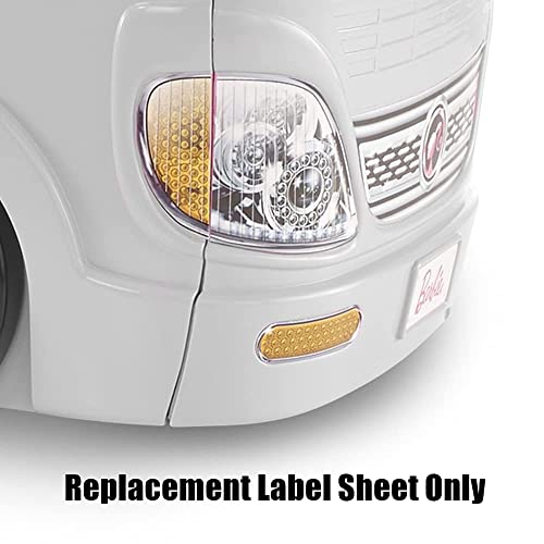 Barbie Replacement Parts Camper Playset - FBR34 ~ Replacement Labels / Stickers ~ Set B