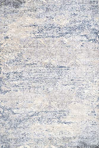 nuLOOM Twilight Tribal Distressed Area Rug, 9' x 12', Silver