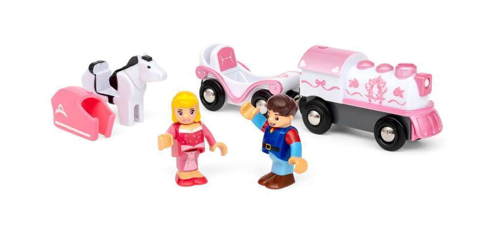 BRIO Disney Princess - 32257 Sleeping Beauty Battery Train | Delightful Toy Train Set for Kids | Compatible with All Railway Sets & Accessories | Perfect for 3-Year-Old Boys and Girls