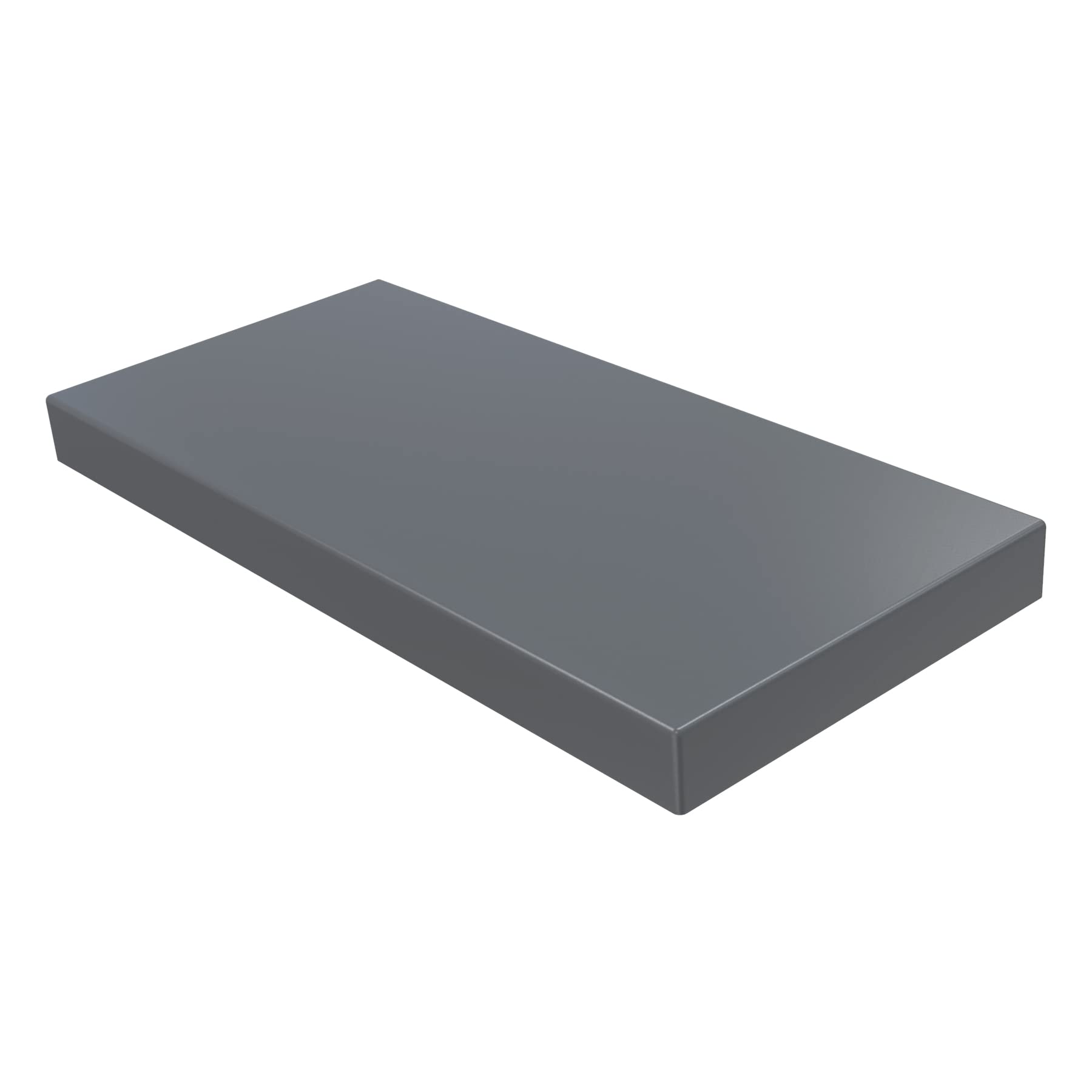 Air Jade Equipment Pad for Ductless Mini-Split Air Conditioner Heat Pump System, 18 × 38 × 3 inches, Plastic Mini Split Condenser Pad, Gray
