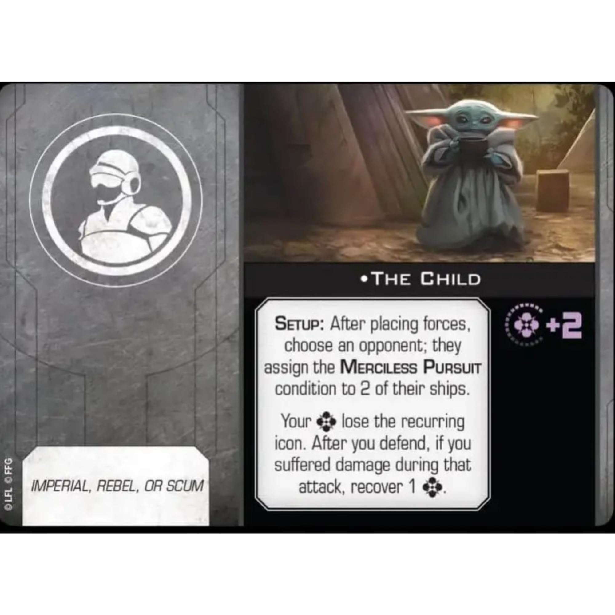 Star Wars X-Wing 2nd Edition Miniatures Game Razor Crest Expansion Pack - Strategy Game for Kids & Adults, Ages 14+, 2 Players, 30-45 Minute Playtime, Made by Atomic Mass Games