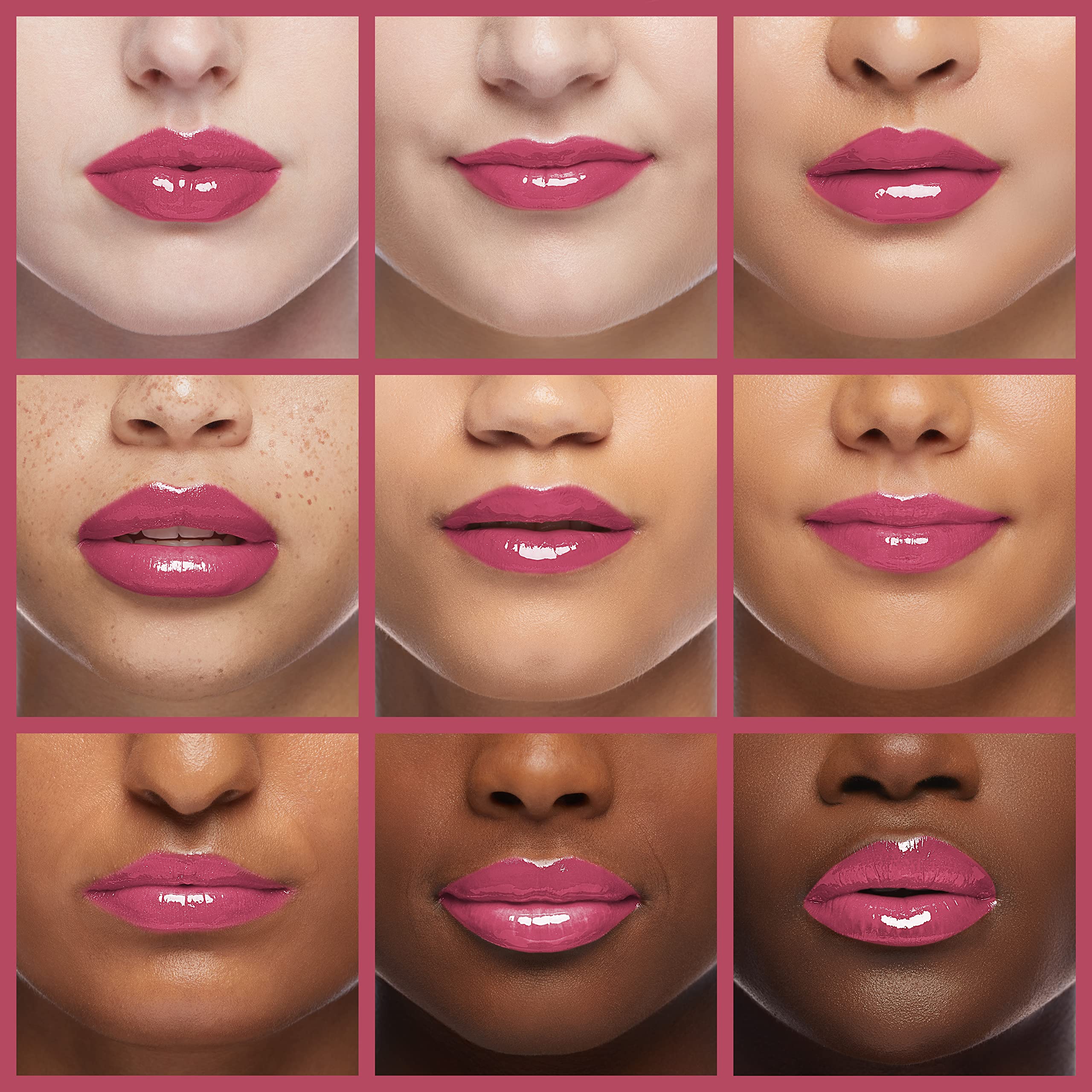 Rimmel Stay Glossy 6HR Lip Gloss, Back Row Smooch, 0.18 Fl Oz , 2 Count (Pack of 1)