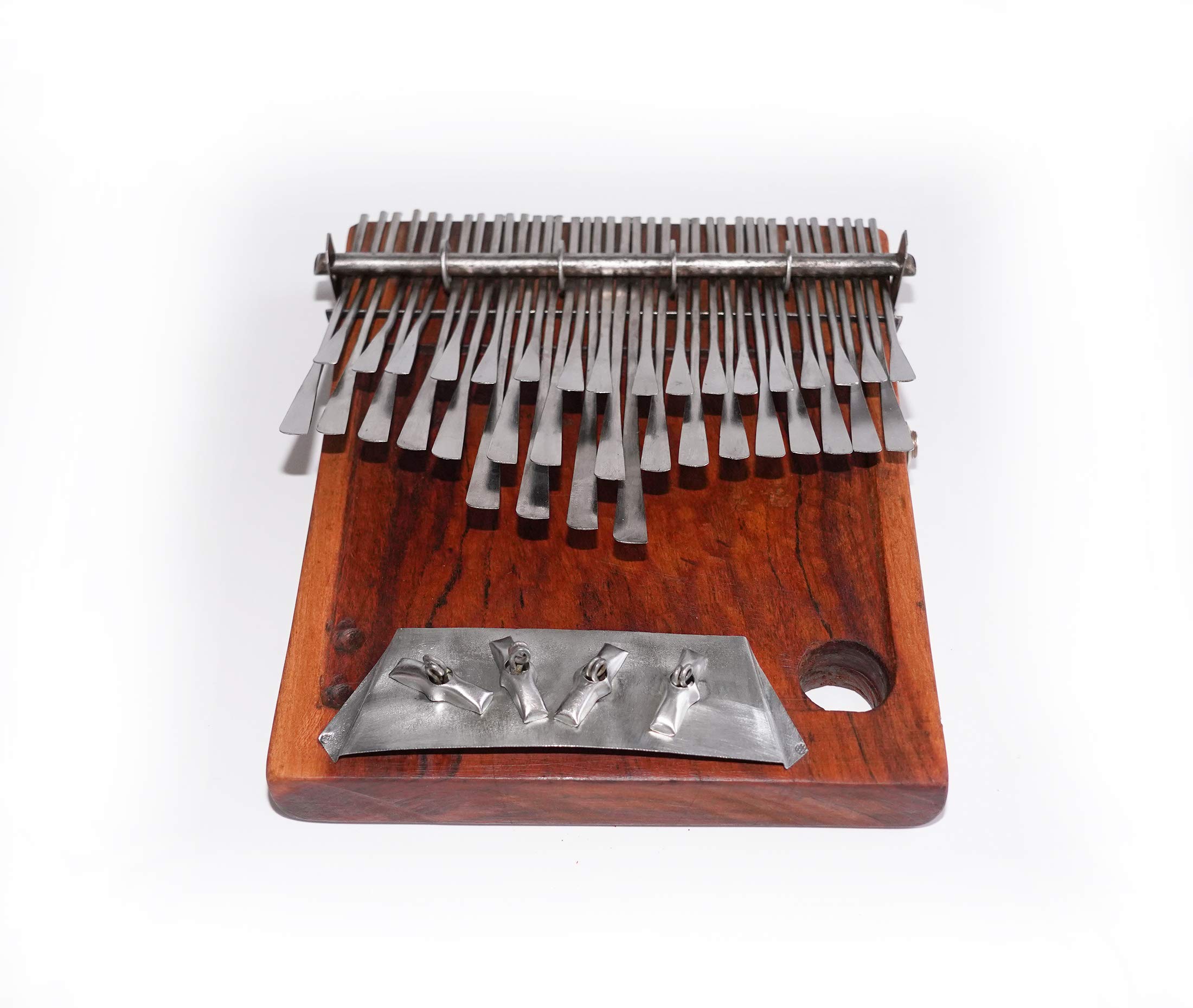 37 Key Shona Njari ELECTRIC Mbira - Triple Sensor Pickup - Finger Piano Kalimba Handmade in Zimbabwe